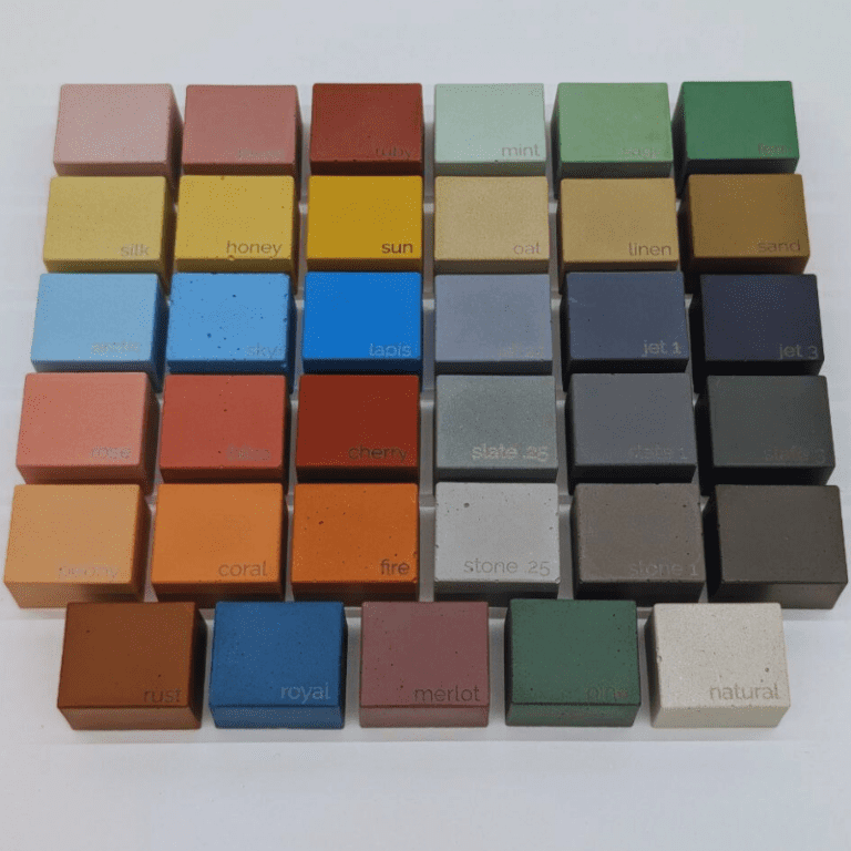 Concrete Sink Color Samples - Crete Collective